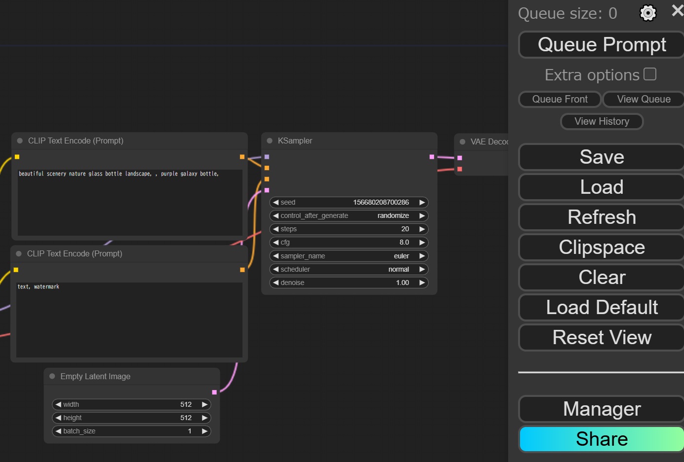 Comfyの使い方、Text2Imageで画像生成する方法 | すなぎつ