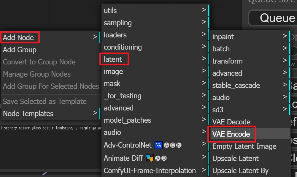 ComfyUIでimage to imageする、画像参照する方法/Load Image、VAE Encodeの使い方 | すなぎつ